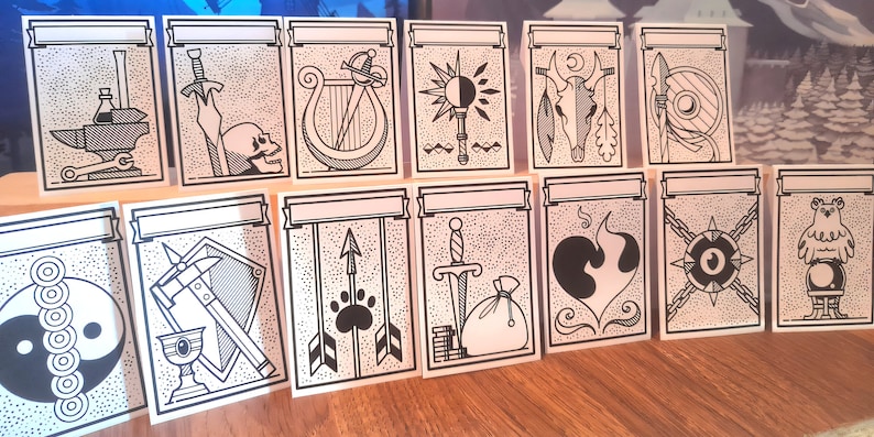 Class Initiative Trackers | Printable Player Character Cards for D&D - Etsy