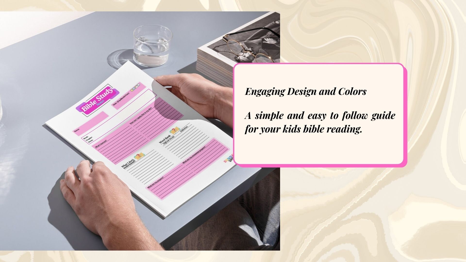 Kids Bible Study Guide, Devotion Template for Children - Etsy