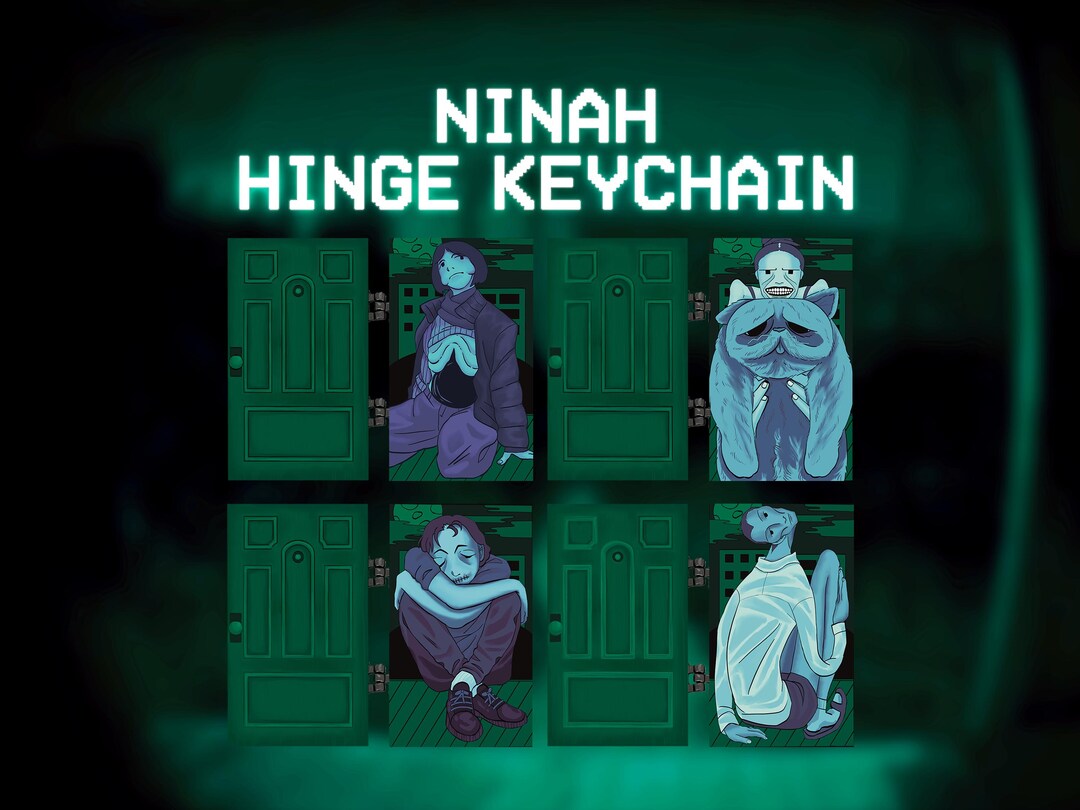 No, I'm Not A Human Hinge Keychain - Etsy