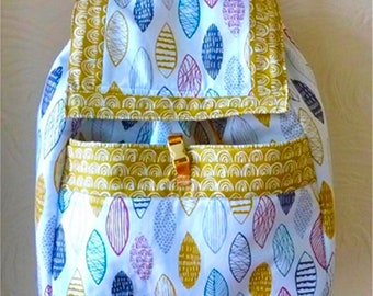 Drawstring Backpack PDF Sewing Patternvideo Tutorialinstant - Etsy