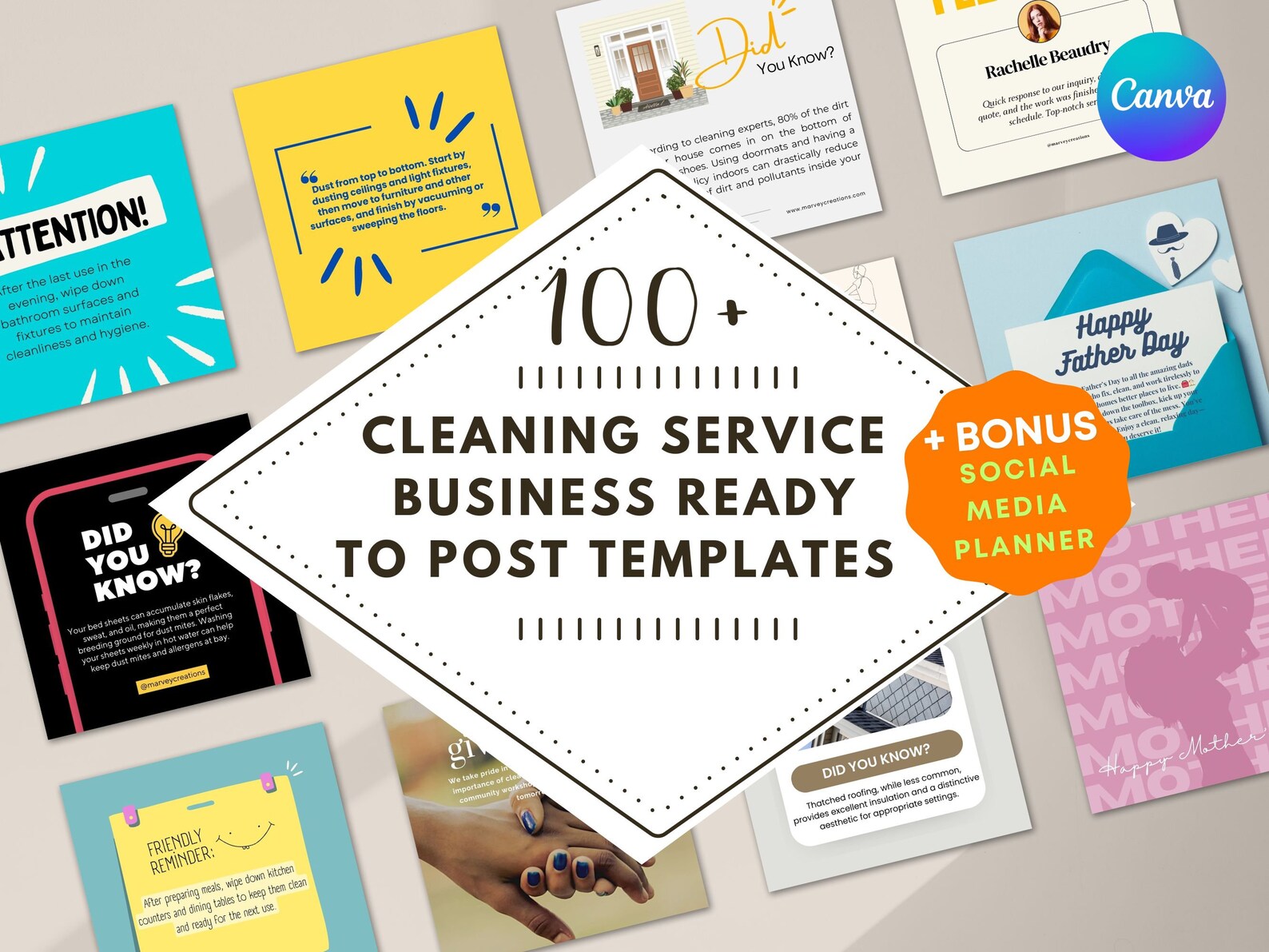 Cleaning Business Instagram Templates | Cleaning Service Instagram Post ...