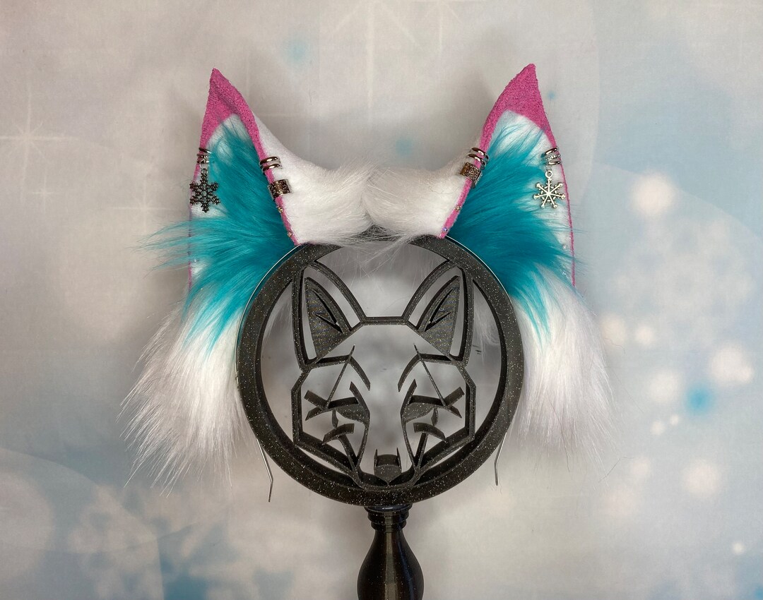 League of Legend Ahri Fox Ears Made of Faux Fur for Cosplay, Larp ...