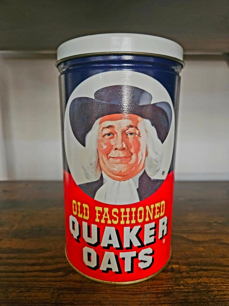 Vintage Quaker Oats Tin Limited Edition - Etsy
