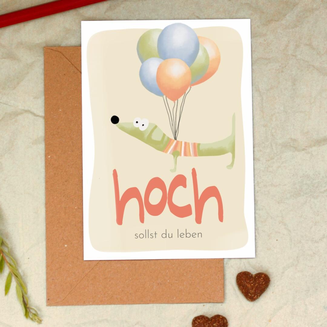 Congratulations Card "long Live Your Life" - Greeting Card With Funny ...