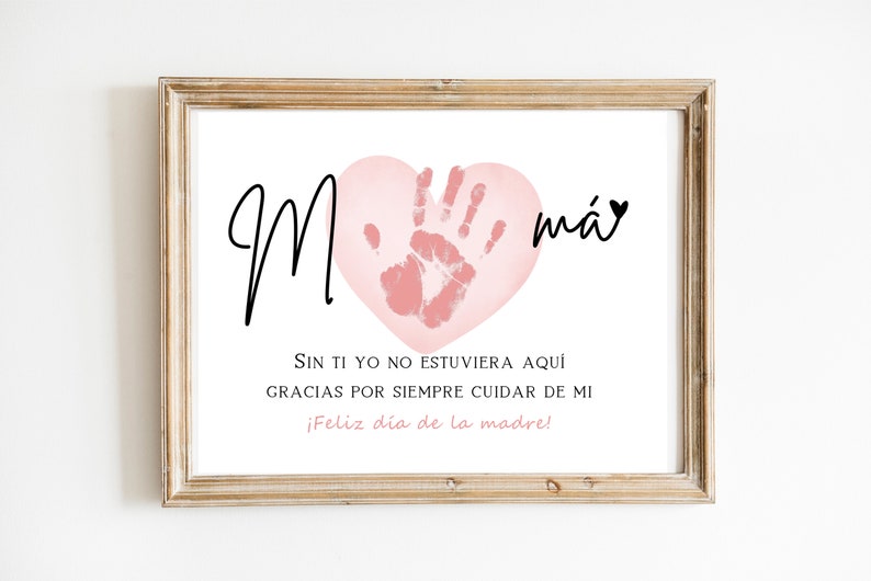 Poema Para Mamá Día De Las Madres Impresión De La Mano/ Hand Print ...