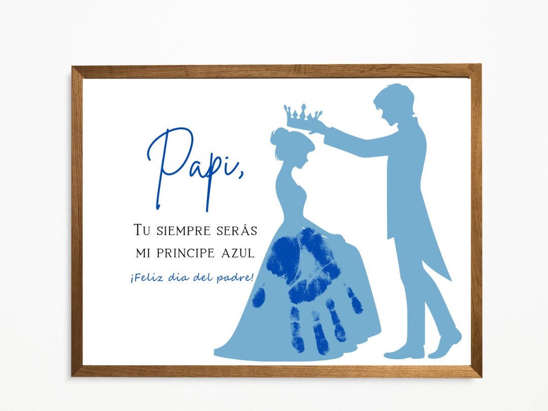 Día Del Padre Impresión De La Mano/ Hand Print Craft for Father's Day ...