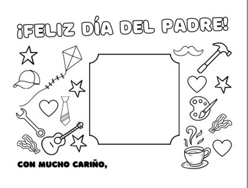 Dibujos Infantiles- Dia Del Padre En Español Con Versículos Bíblicos ...