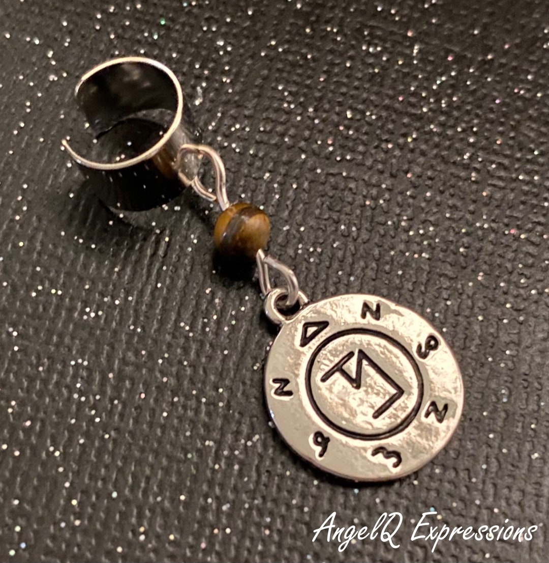 Supernatural Angel Banishing Sigil Ear Cuff With Tigers Eye - Etsy