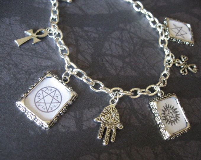 Supernatural Protection Symbols Bracelet V.2 - Etsy