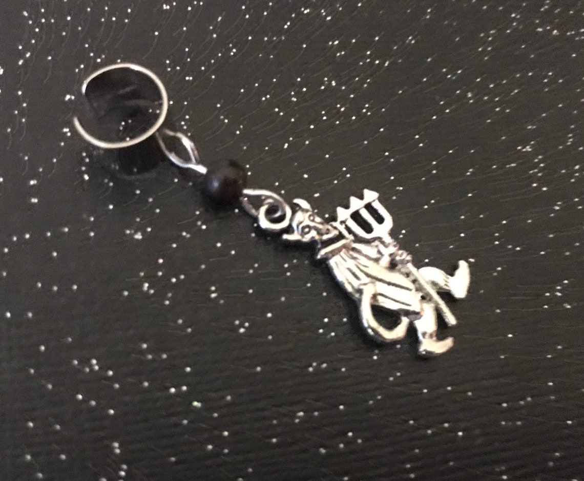Sinistral the Devil Made Me Do It Ear Cuff With Brecchiated - Etsy