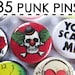 Punk Grunge Buttons Pins Rebel Set Pack of 35 1 Pinback | Etsy