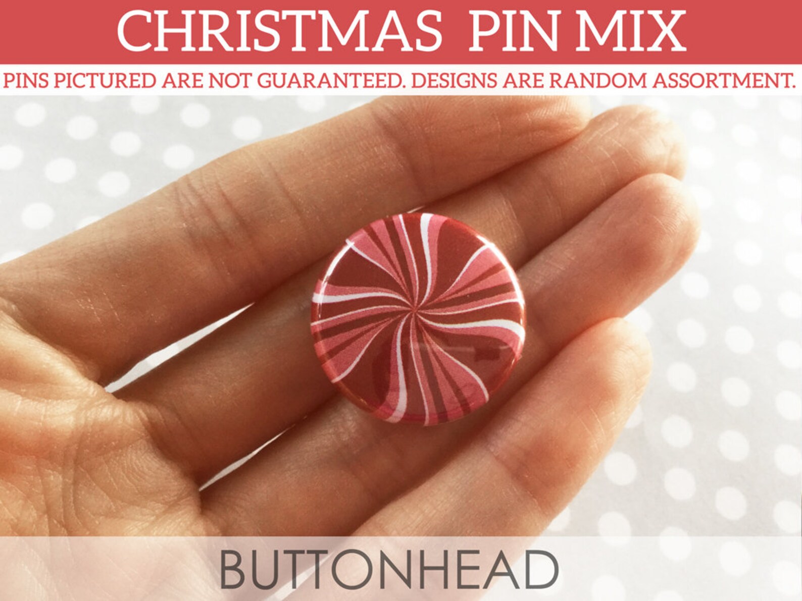 Random Christmas Buttons Pins Small Christmas Party Gifts - Etsy