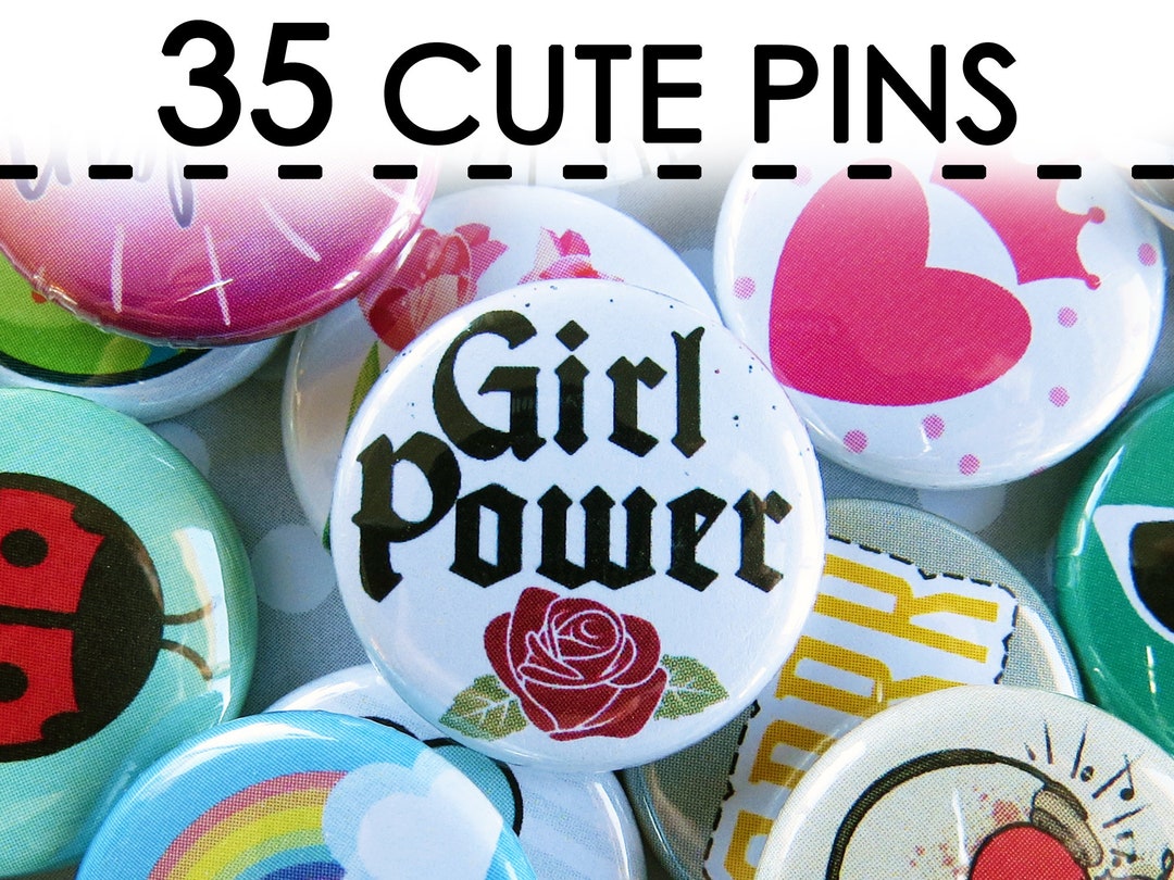 Cute Gift for Friends, Cute Buttons Pins, Cute Gift for Teen Girl ...