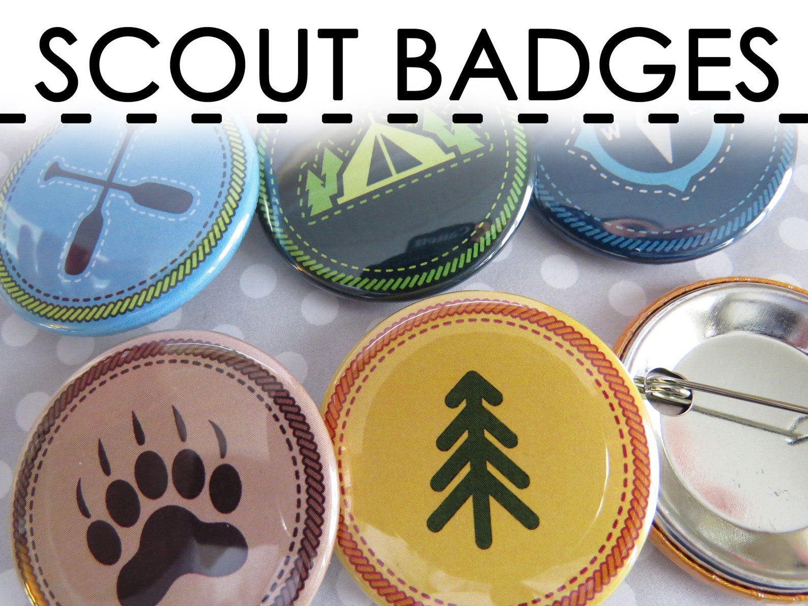 Scout Badges Merit Badges Pins Russell up Costume Badges - Etsy