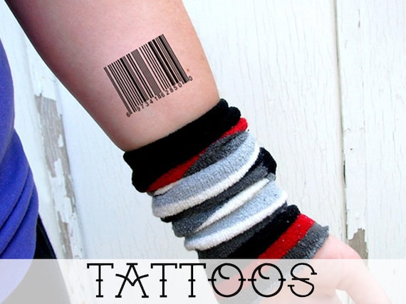 Temporary Barcode Tattoos
