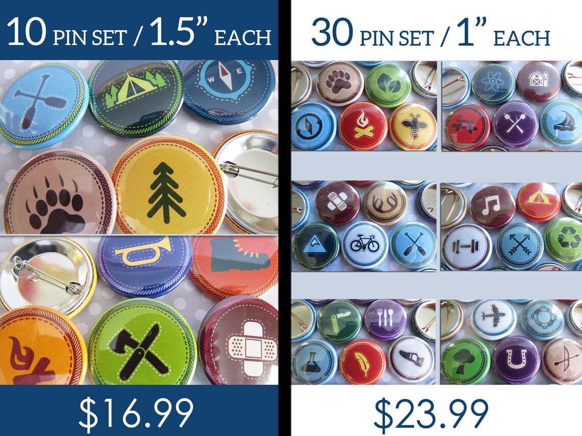 Scout Badges Merit Badges Pins Russell up Costume Badges - Etsy