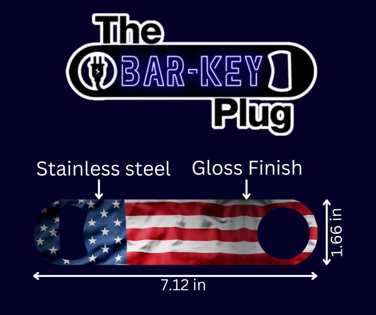 Bottle Opener, Barkey, American Flag Bottle Opener, Stocking Stuffers ...