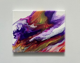 8x10 “LAVA LAMP” Pour Painting - Etsy