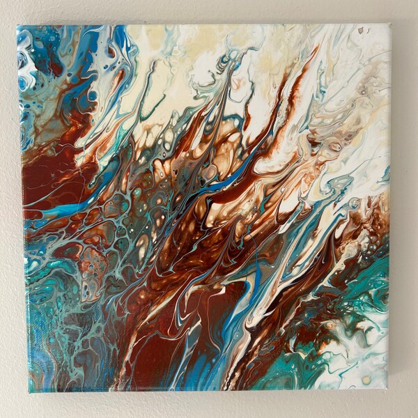 Acrylic Pour Paintings - Etsy