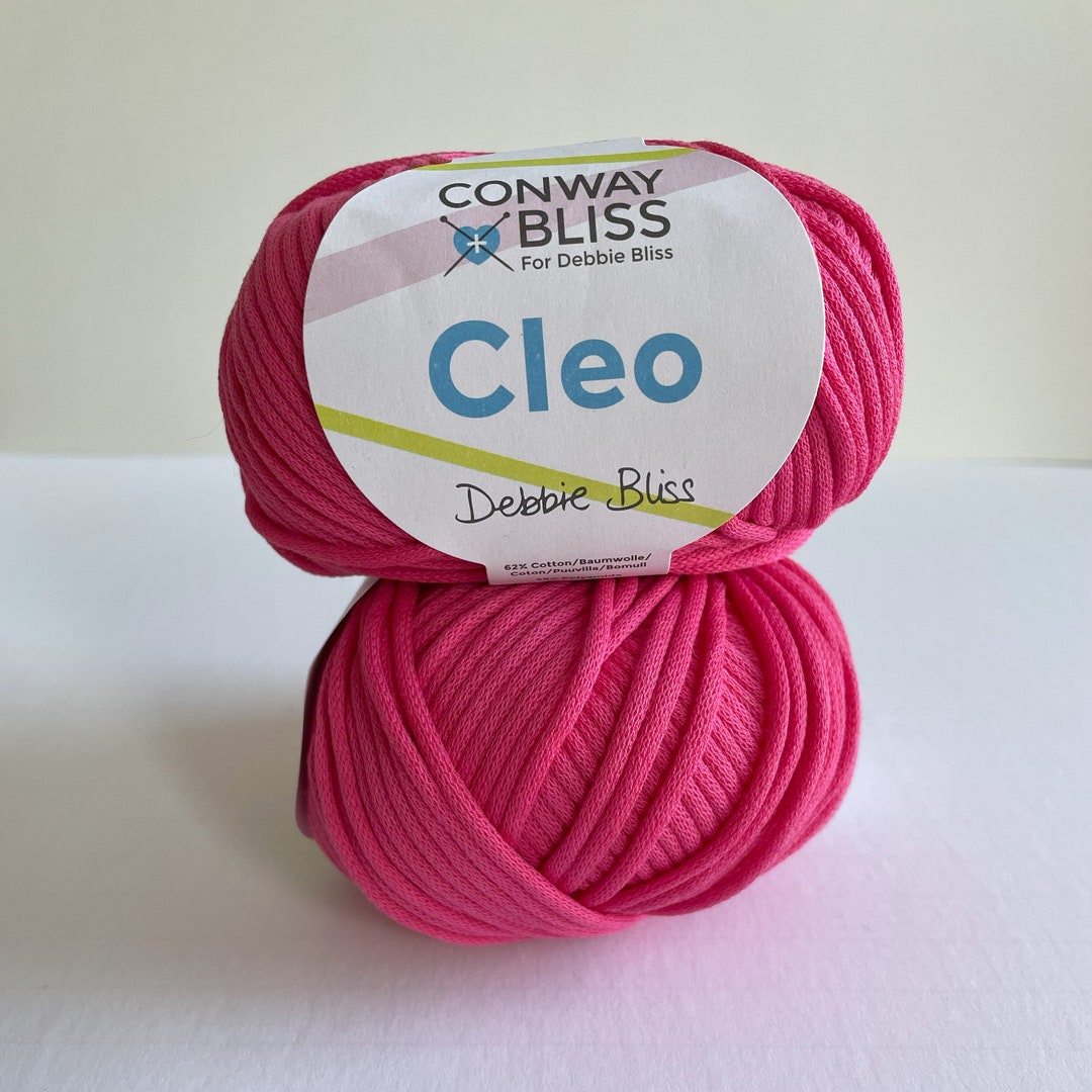 Fuchsia Cleo Yarn - Color 12 Hot Pink - Conway and Bliss - 98 Yards per ...