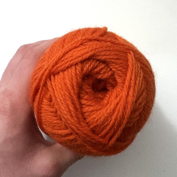 Bright Orange Yarn - Etsy