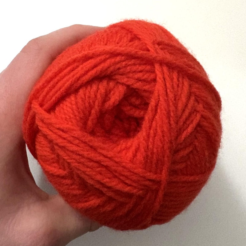 Bright Orange Yarn - Etsy