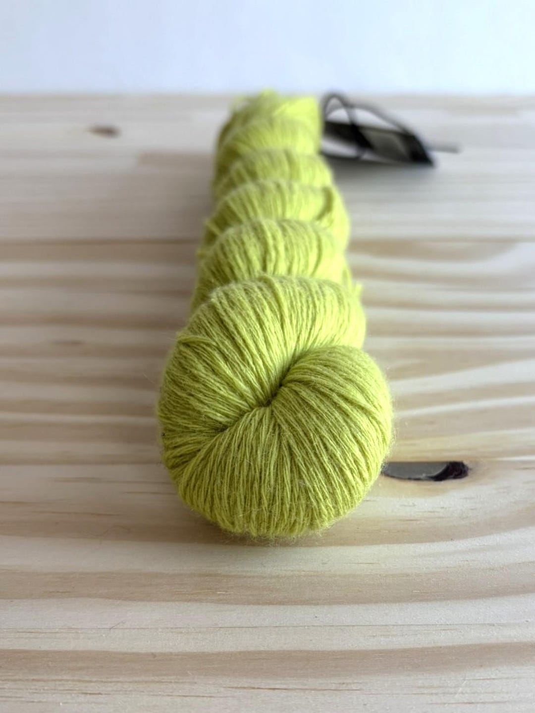 Lime Green Cashmere Yarn - KFI Luxury Cash Fine - Fingering Weight Yarn ...