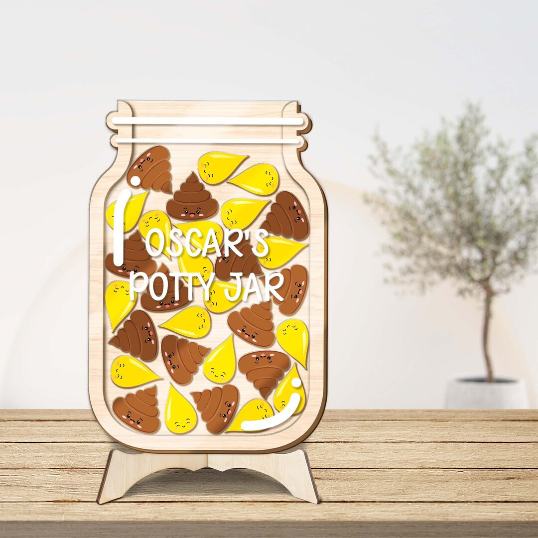 Personalized Kids Potty Jar, Reward Jar for Kids, Custom Reward Jar ...
