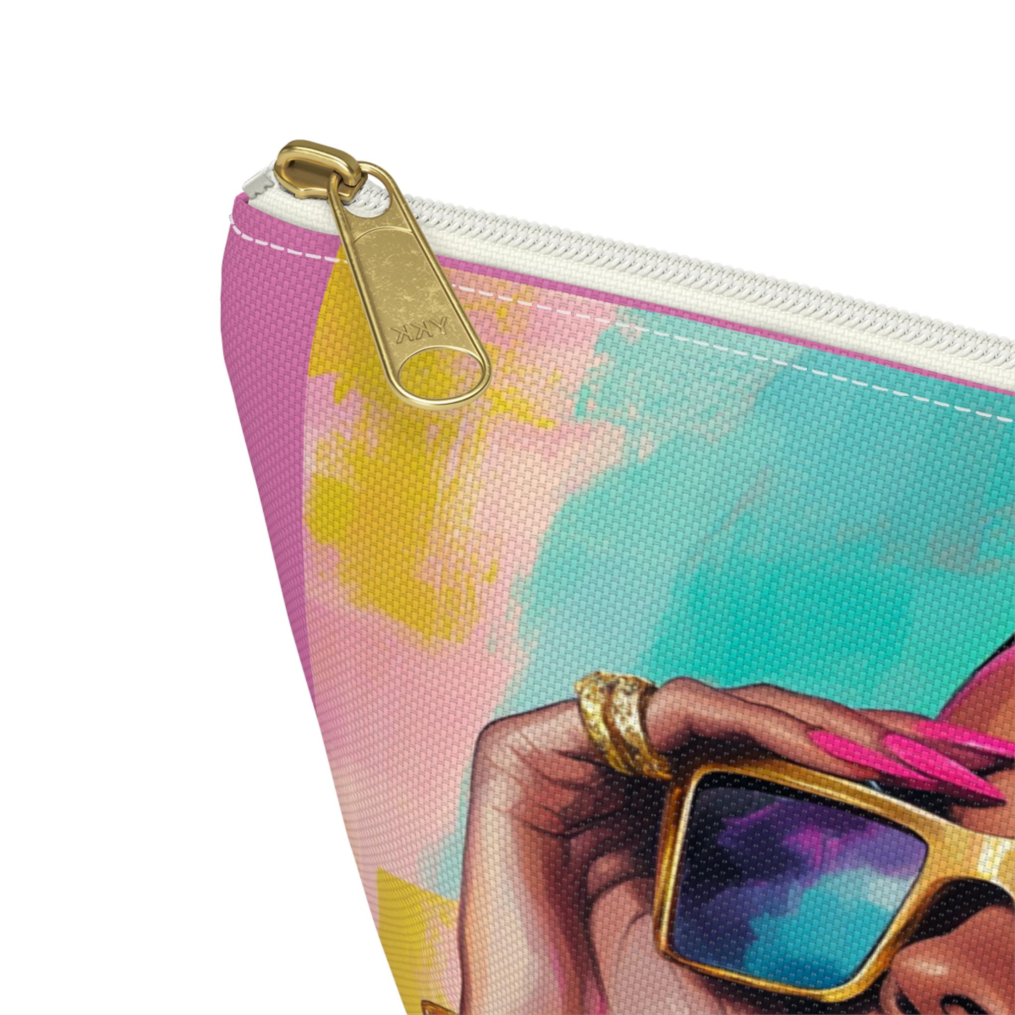 Stylish Glam Makeup Bag: Bold Afrocentric Fashion Design - Etsy