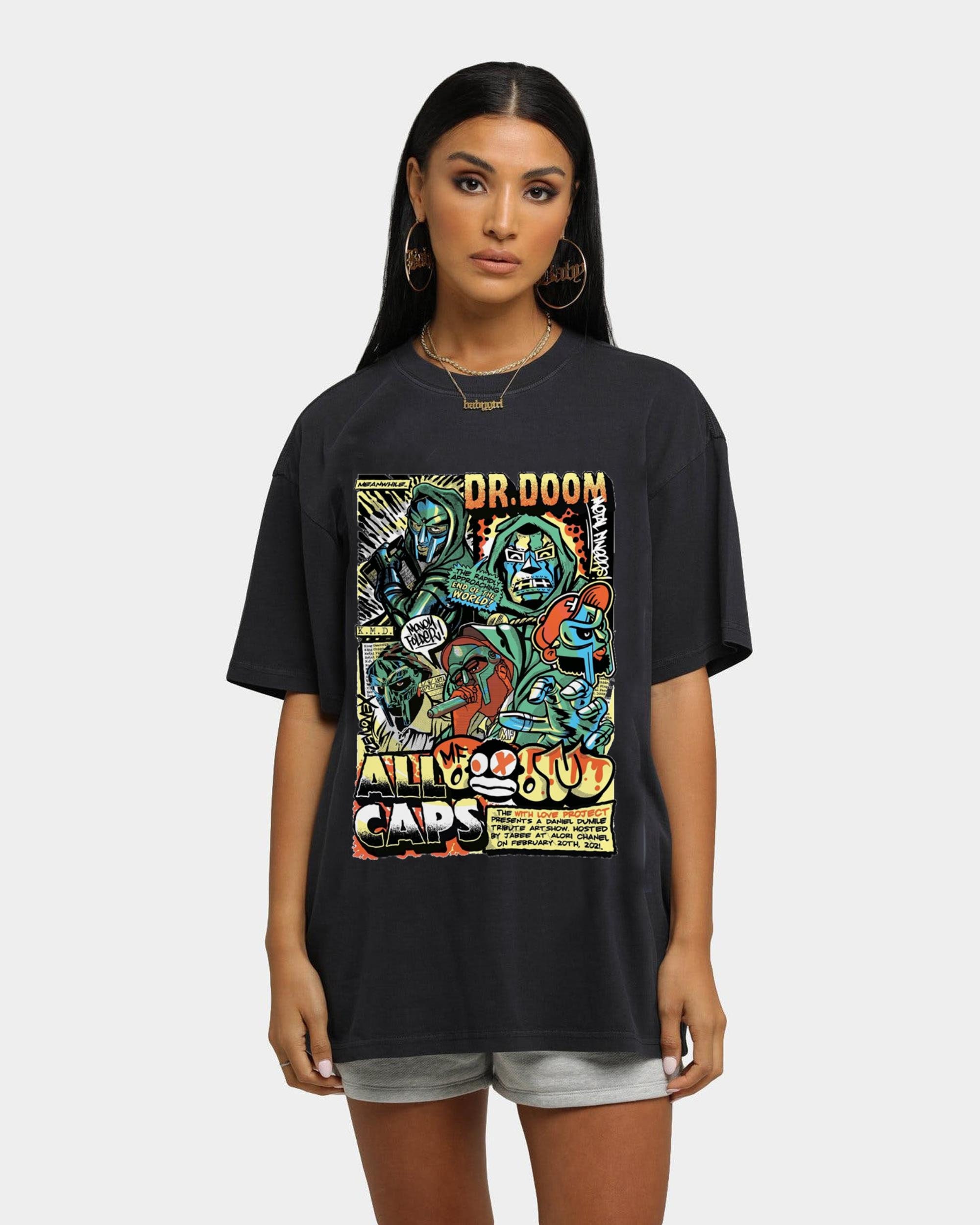 Comic Dr Doom All Caps shirt sold by Sunshine | SKU 531706 | Printerval UK