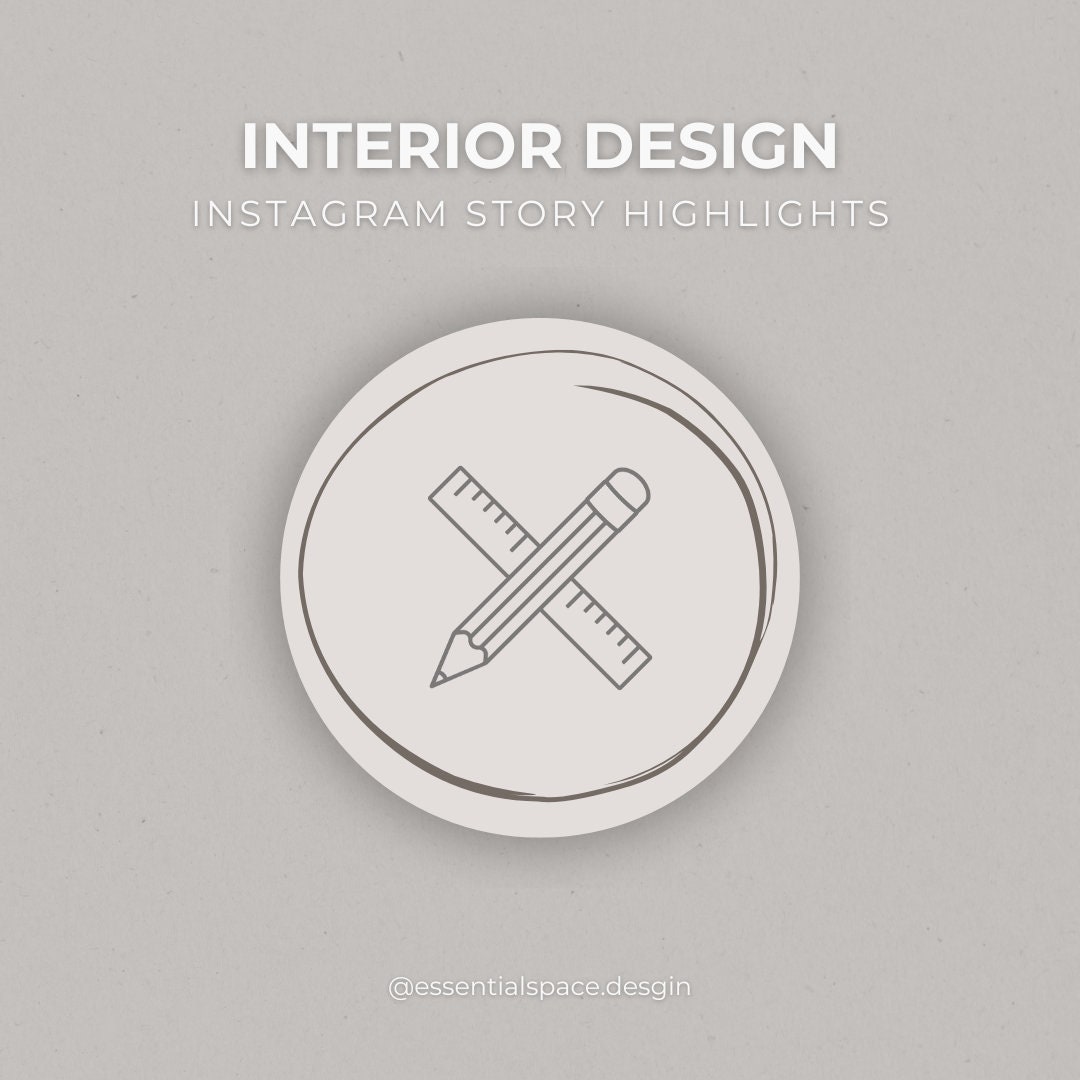 84 Minimalist Instagram Highlight Covers | Interior Design (digital ...