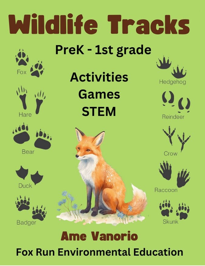 Wildlife Tracks Prek - 1 Learning Adventure: Identify 15 Animal ...