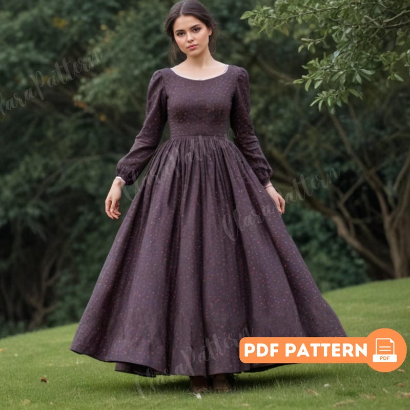 Prairie Skirt Pattern - Etsy