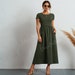 Women's Smock Linen Dress Sewing Pattern: Easy Gathered Style (PDF ...
