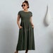 Women's Smock Linen Dress Sewing Pattern: Easy Gathered Style (PDF ...