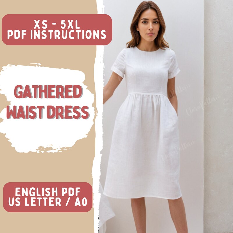 Short White Dress - Etsy
