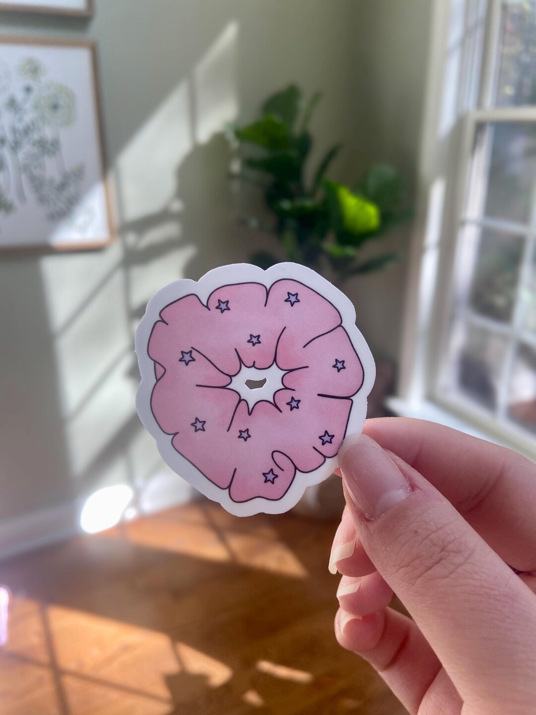 Scrunchie Sticker, Hair Stylist Sticker, Hair Salon Sticker, Laptop ...