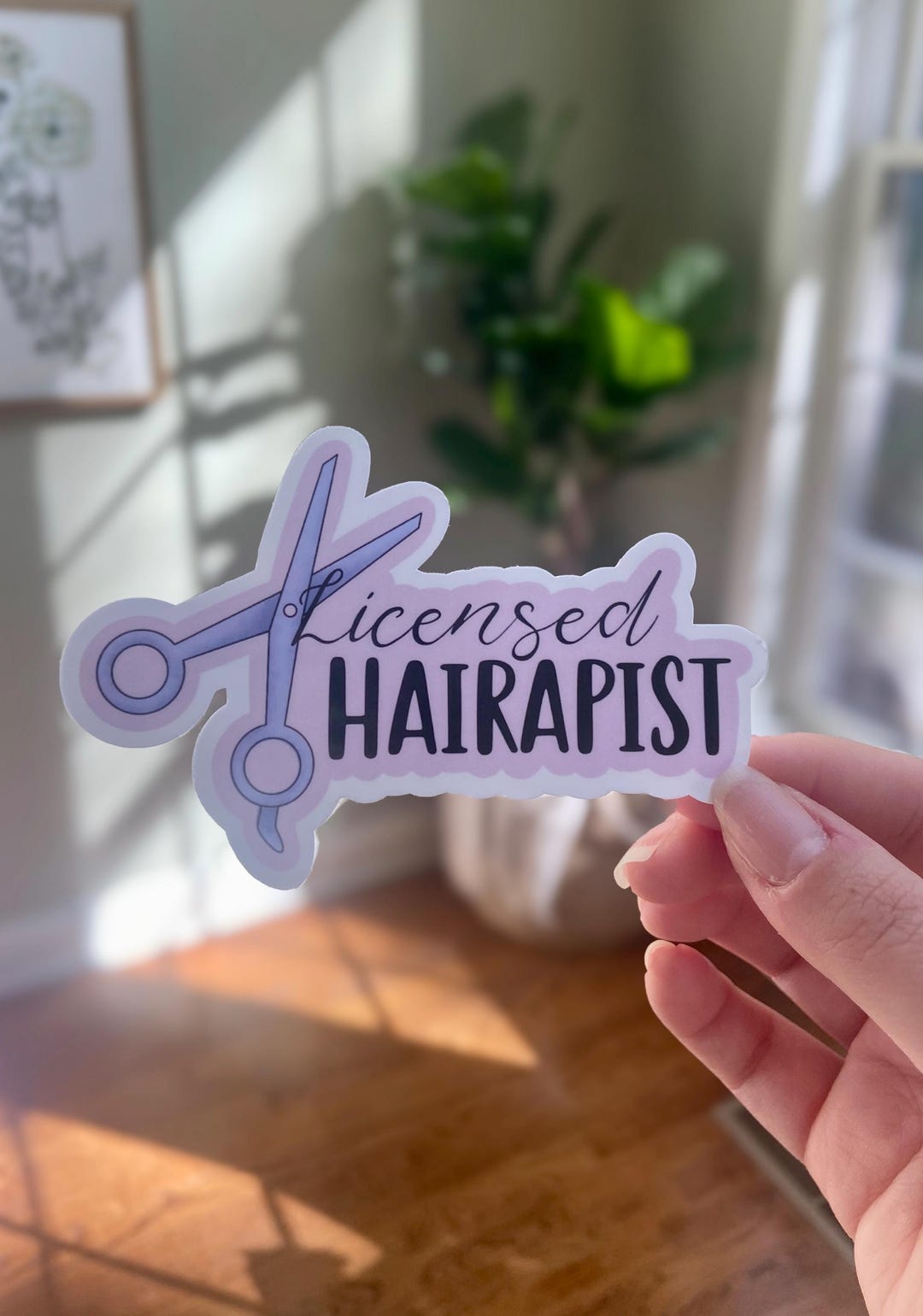 Hairapist Sticker, Hair Therapist, Hair Stylist Sticker, Hair Salon ...