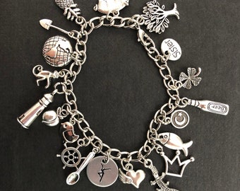 Charm Bracelets | Etsy