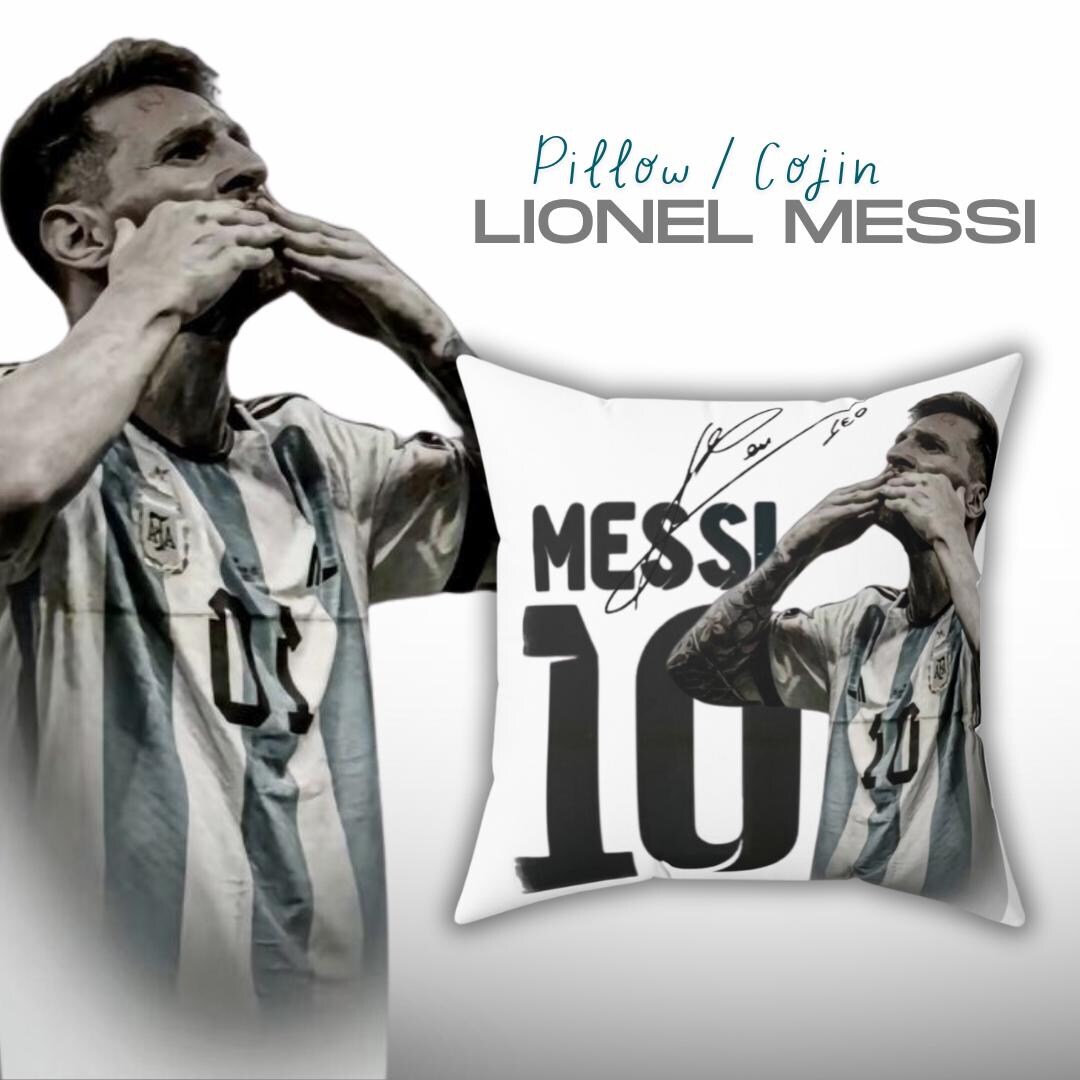 COVER + PILLOW Lionel Messi Pillow Pillow for the Bedroom Sofa Football ...