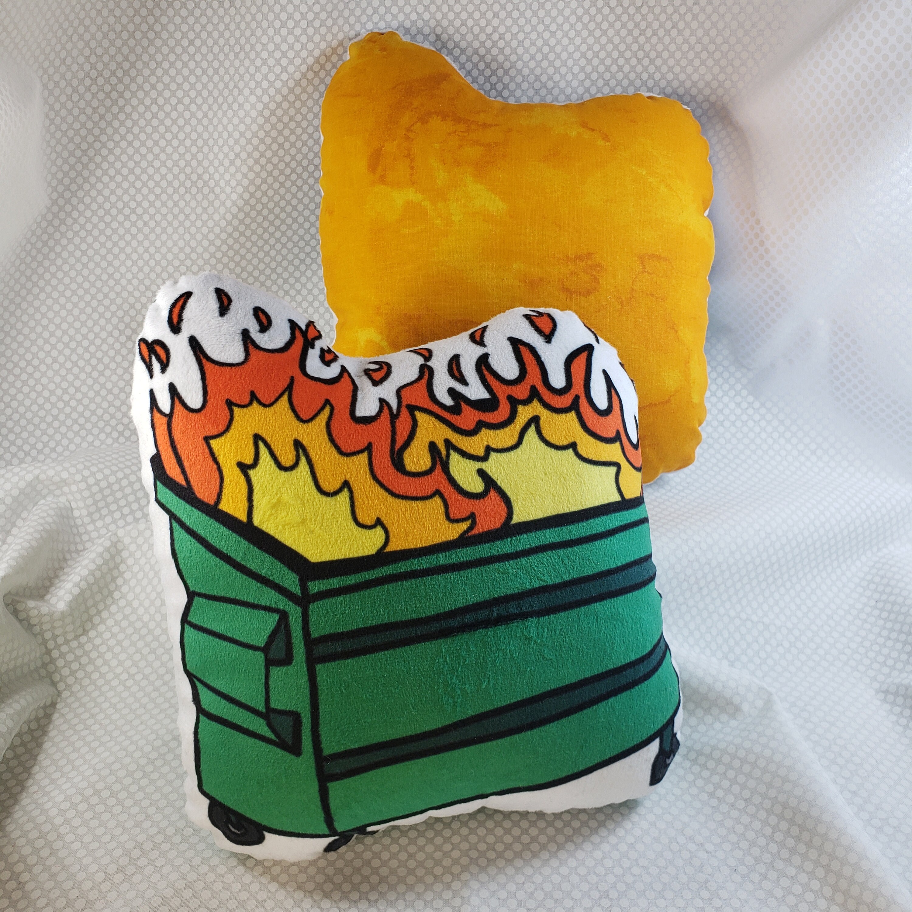 Dumpster Fire Plushie Pillow - Etsy
