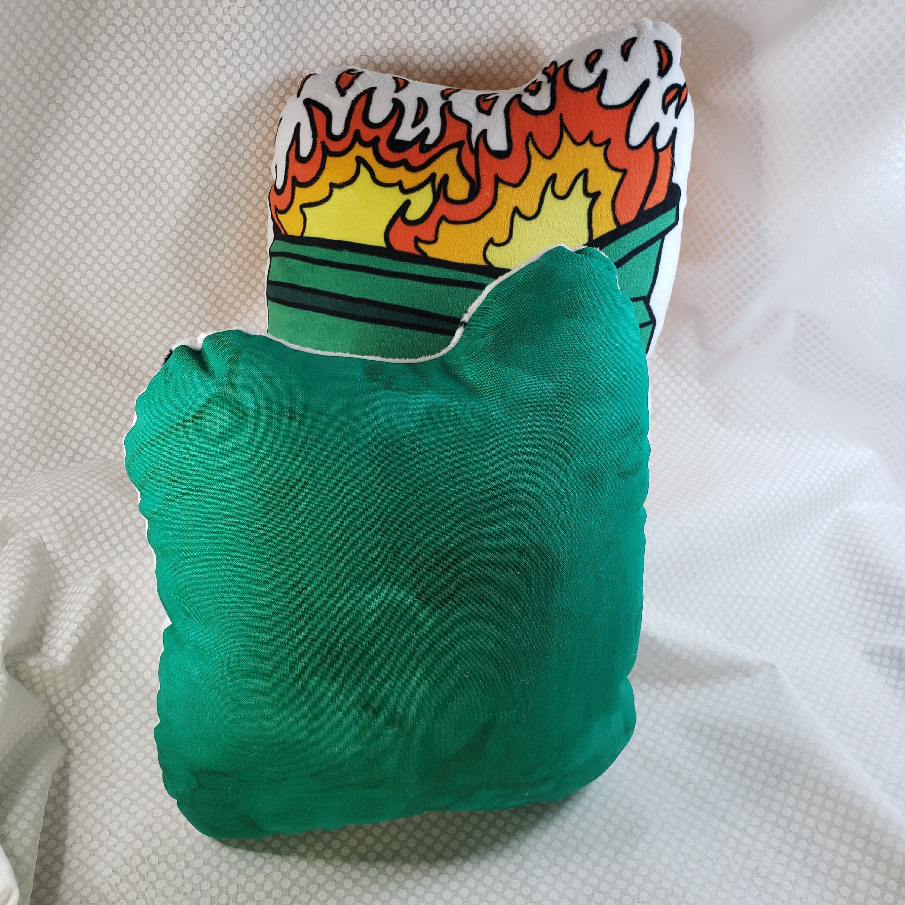 Dumpster Fire Plushie Pillow - Etsy