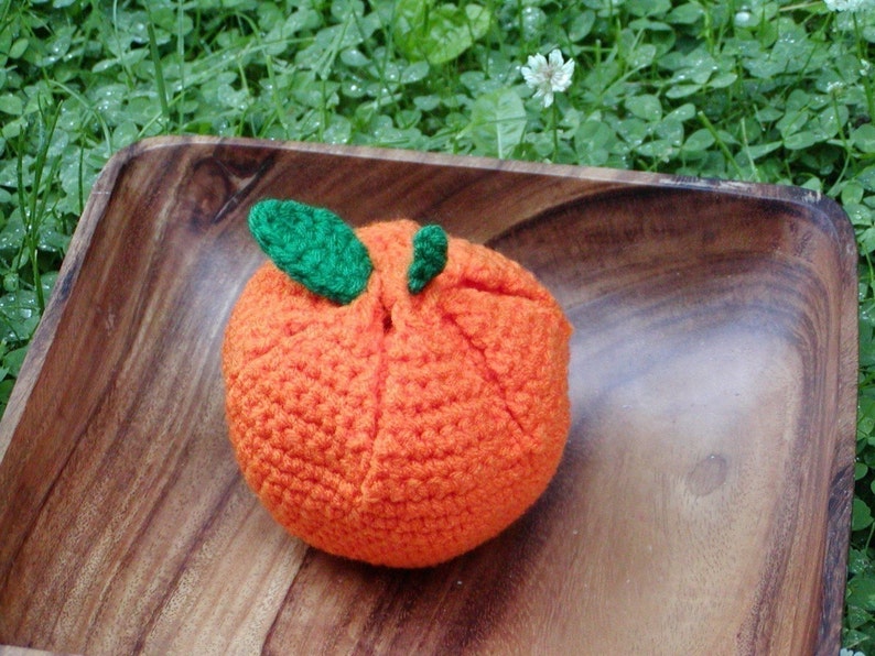 Crocheted Peelable Orange Amigurumi---pdf--pattern - Etsy