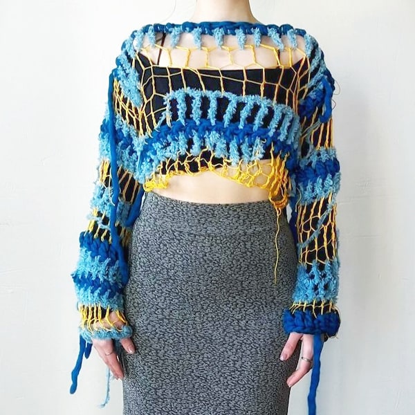 Spider Web Sweater - Etsy