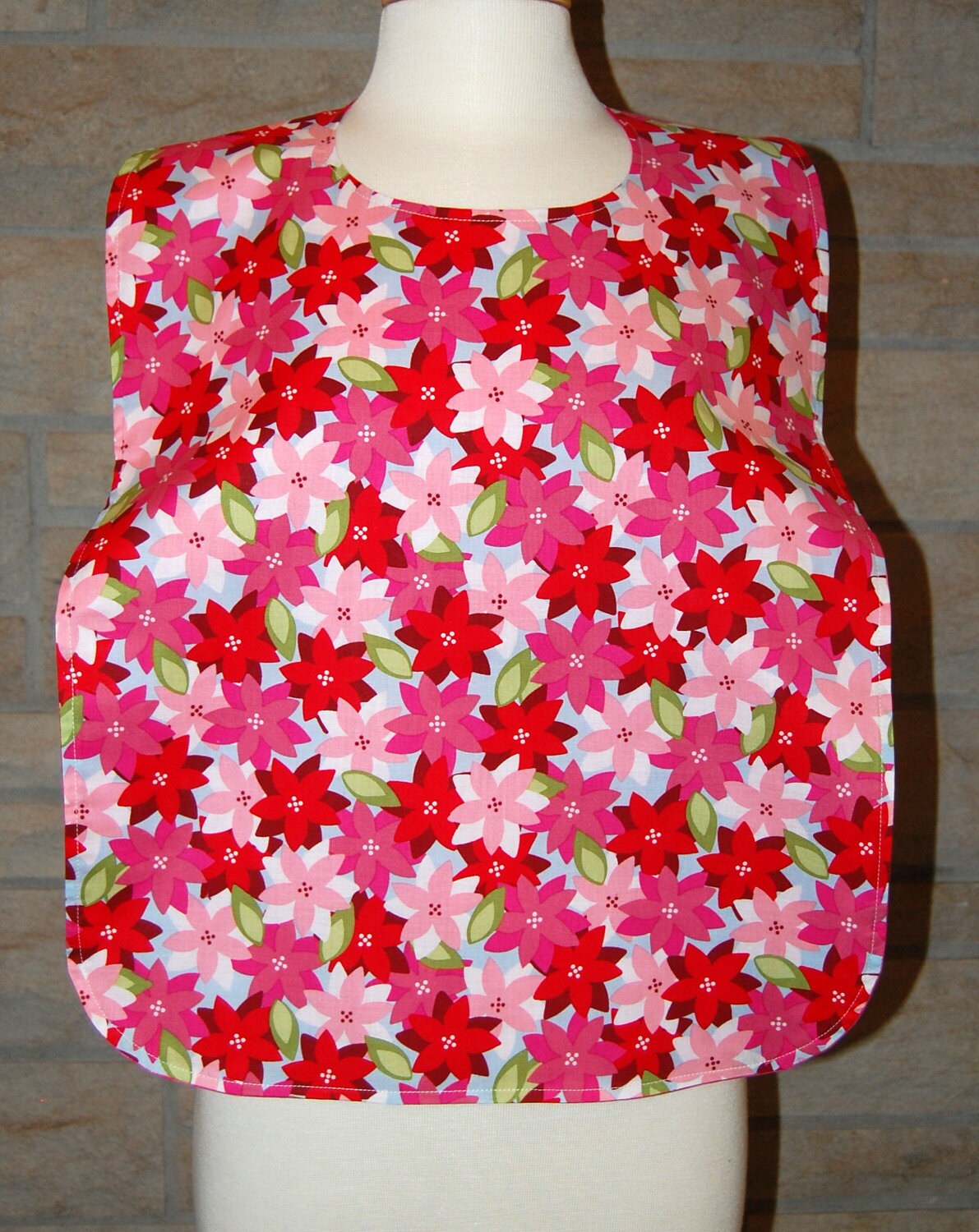 Adult Rib Bib/Clothing Protector. Make-up Bib Long Length: | Etsy