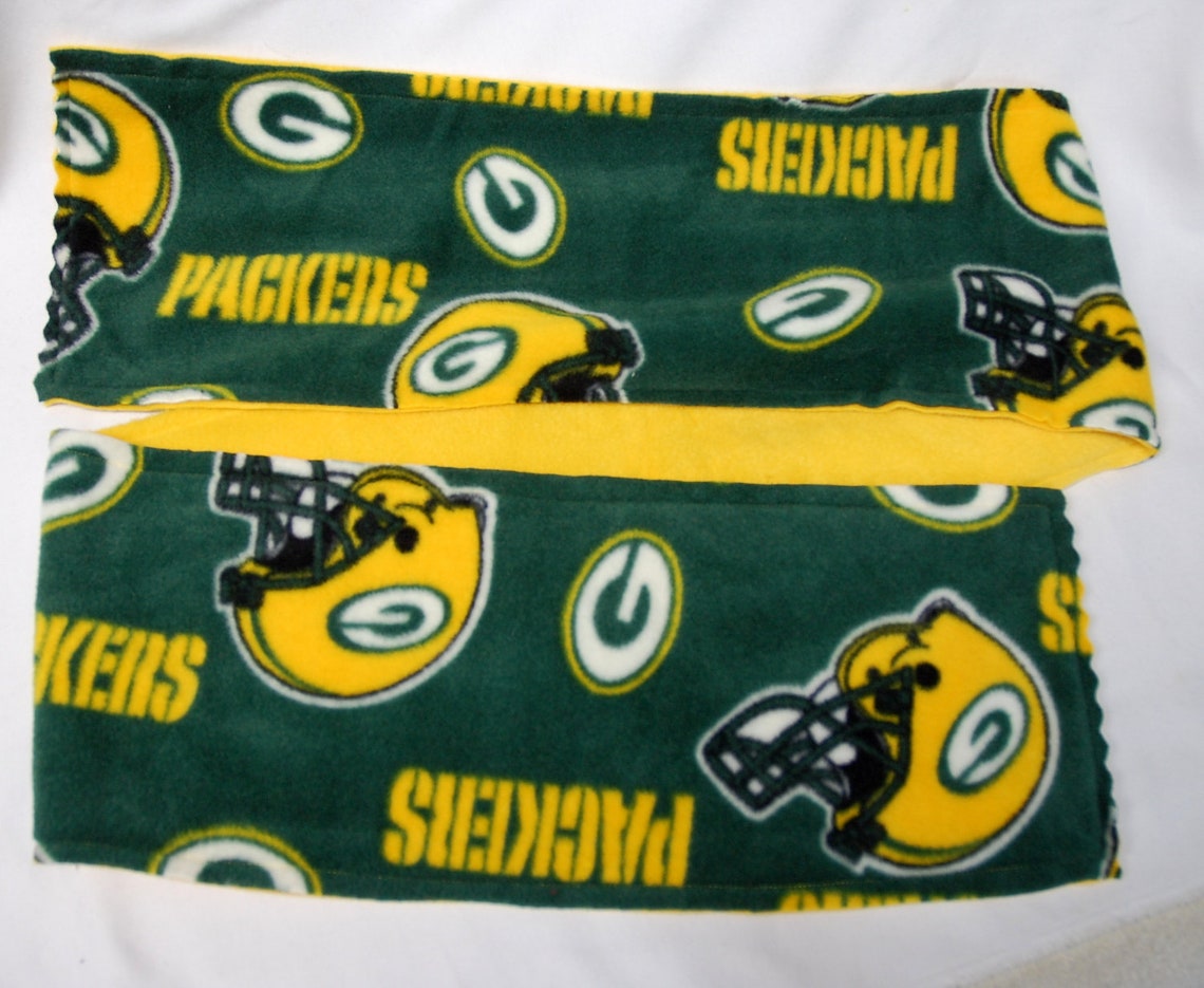 NFL Green Bay Packers Double Thick Anti Pill Fleece Scarf - Free U.S ...