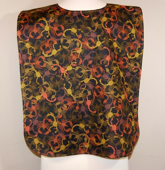 Adult Rib Bib/clothing Protector/make-up Bib Adaptive - Etsy