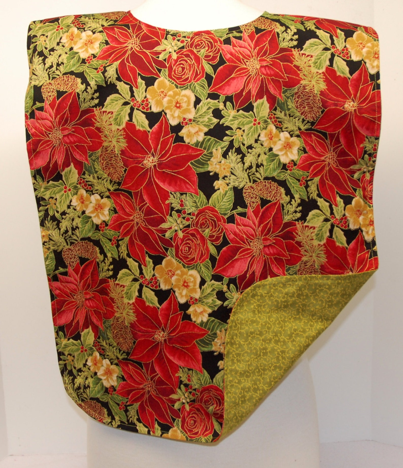 Christmas Adult Rib Bib/clothing Protector. Make-up Bib Drool - Etsy