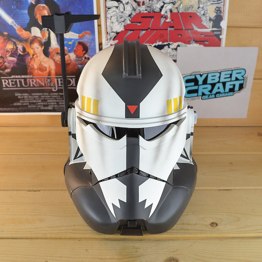 Commander Wolffe Helmet for Cosplay Clone Trooper Helmet Wearable Star ...