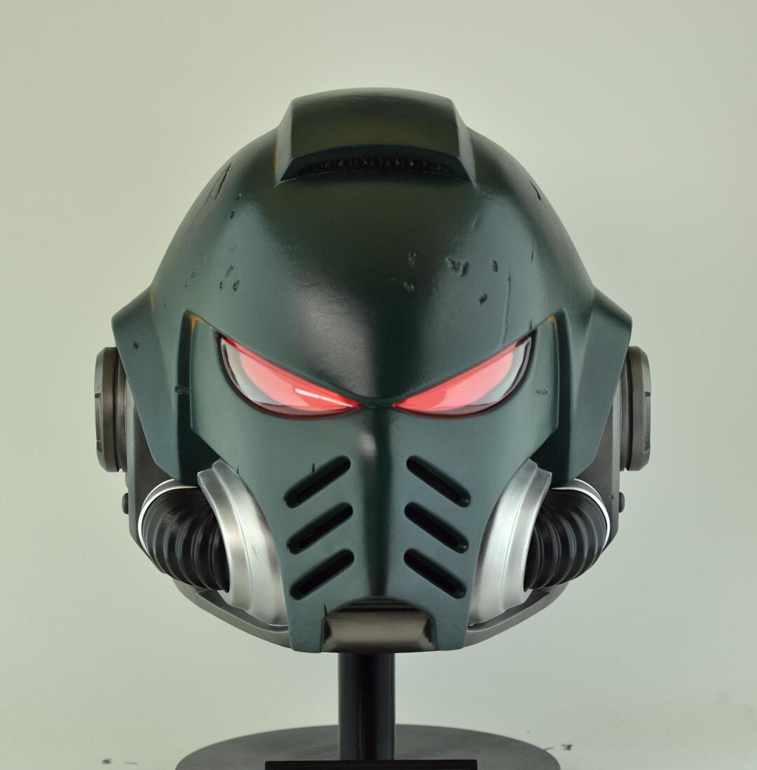 Space Marine Dark Angels Mk X Tactical Helmet for Cosplay Wearable ...
